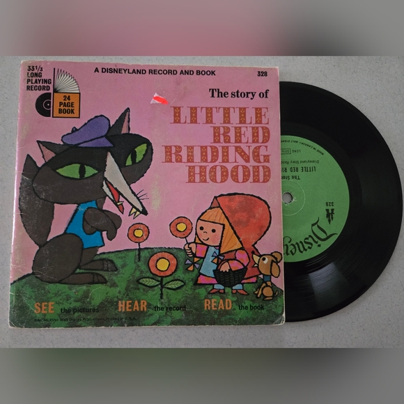 Other | The Story Of Little Red Riding Hood Disneyland Record And Book ...